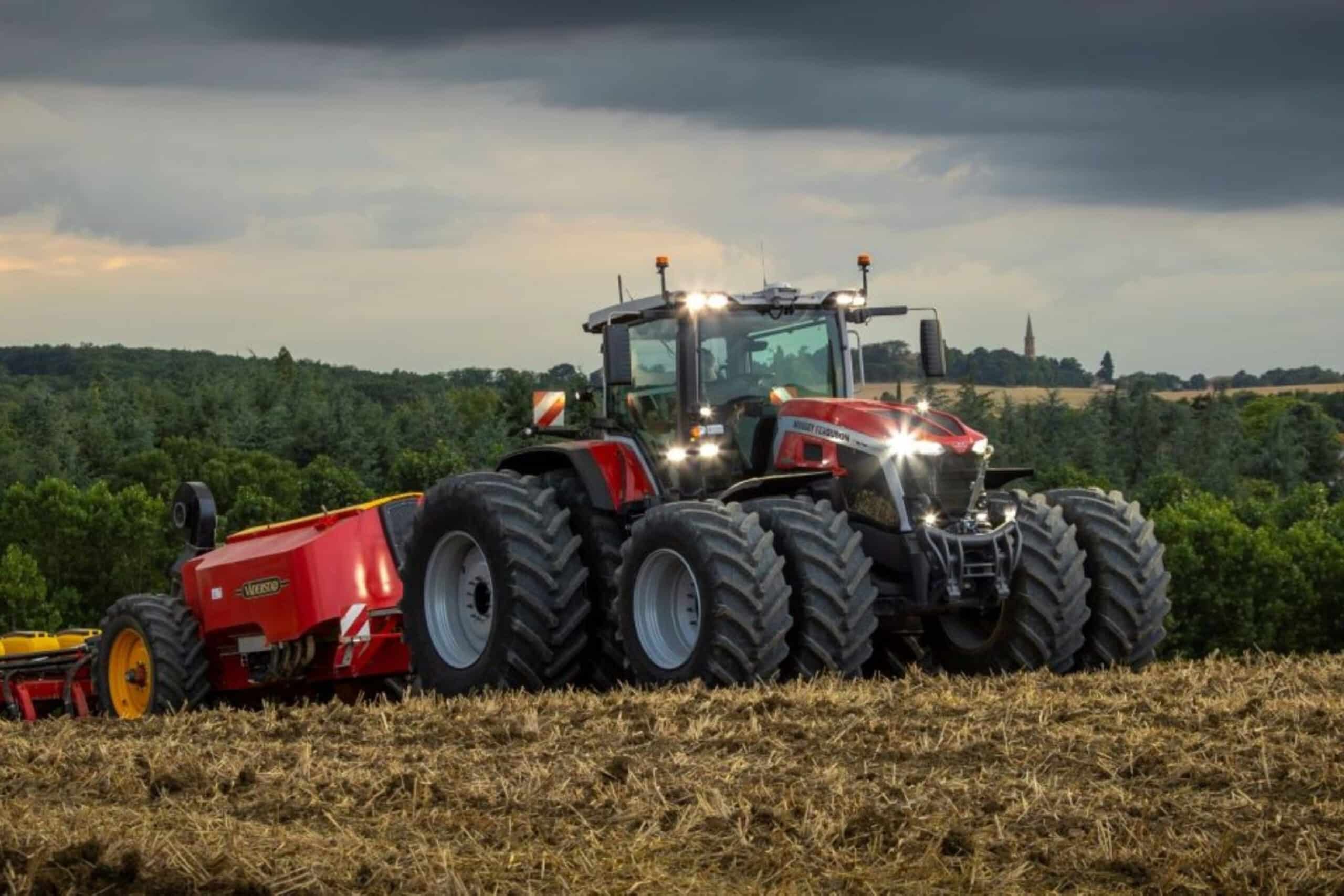 Massey Ferguson 9s Traktor Med Komfort Maskingruppen